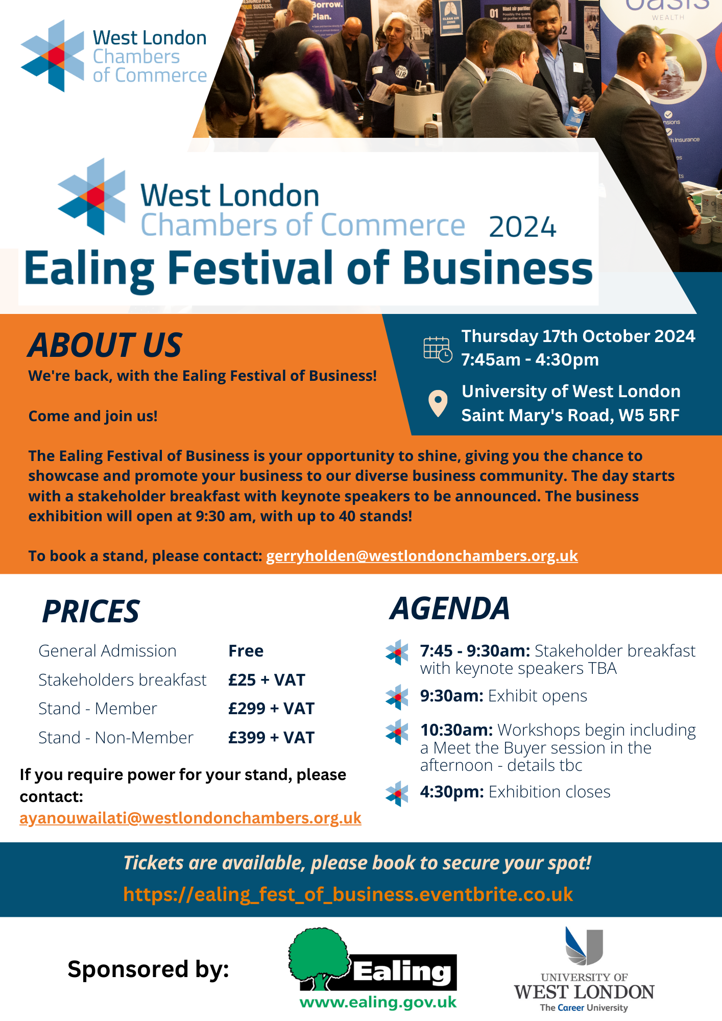 ealing festival of business - Your Acton BID